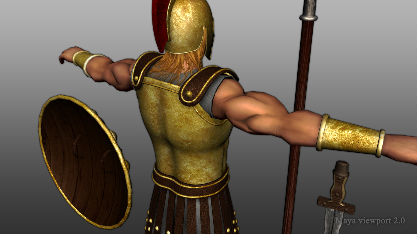 modelo 3d Aquiles - TurboSquid 1017000