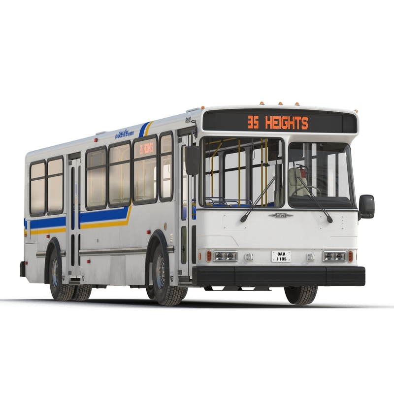 orion v transit bus 3d 3ds