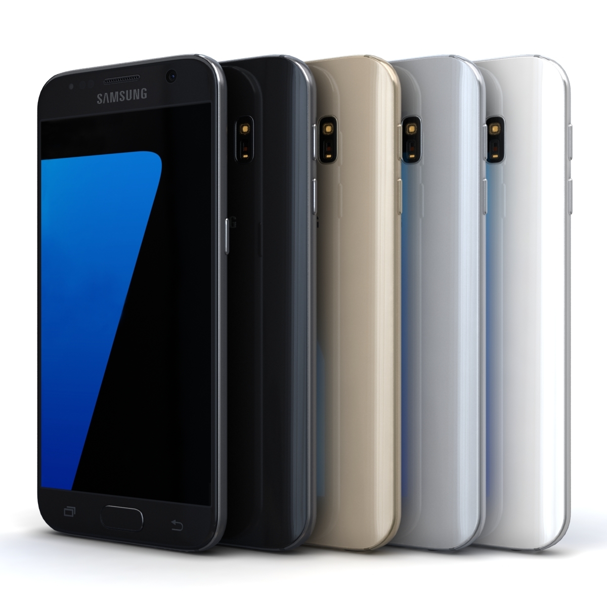samsung galaxy s7 color 3d model