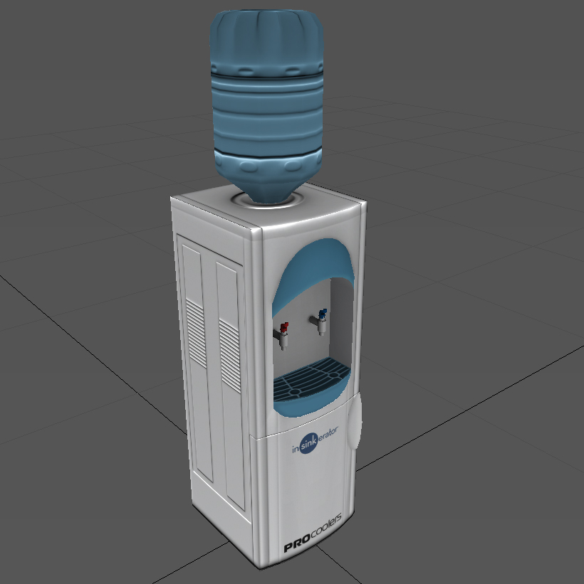 3d model water cooler