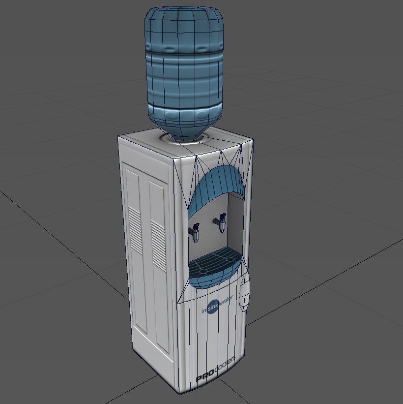 3d model water cooler