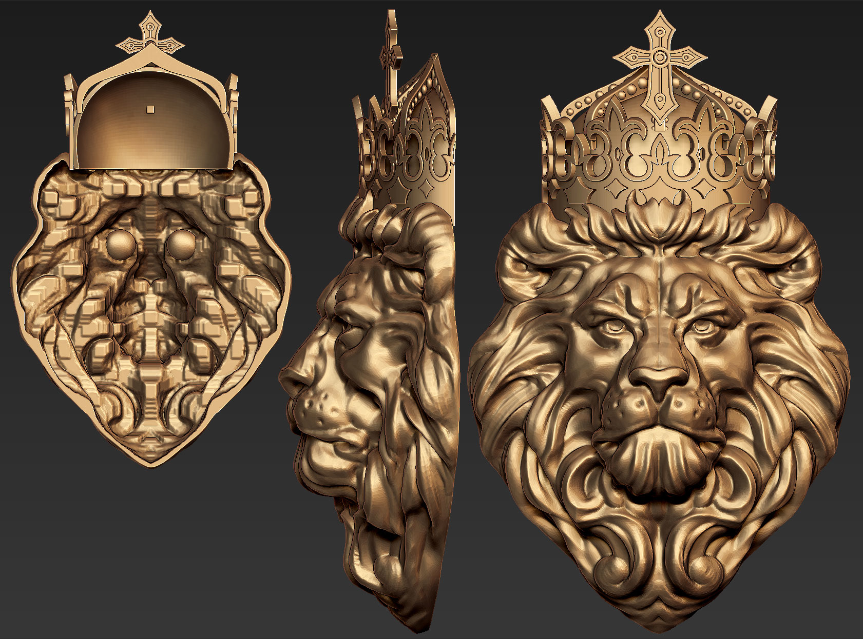 lion head 3dm
