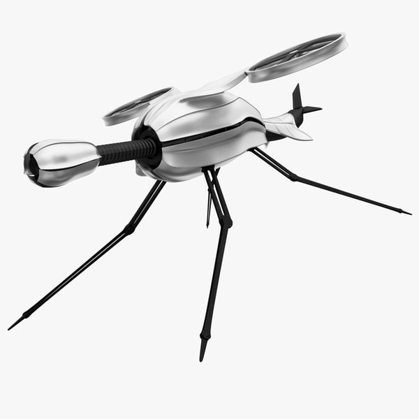 bug robotic surveillance 3d model