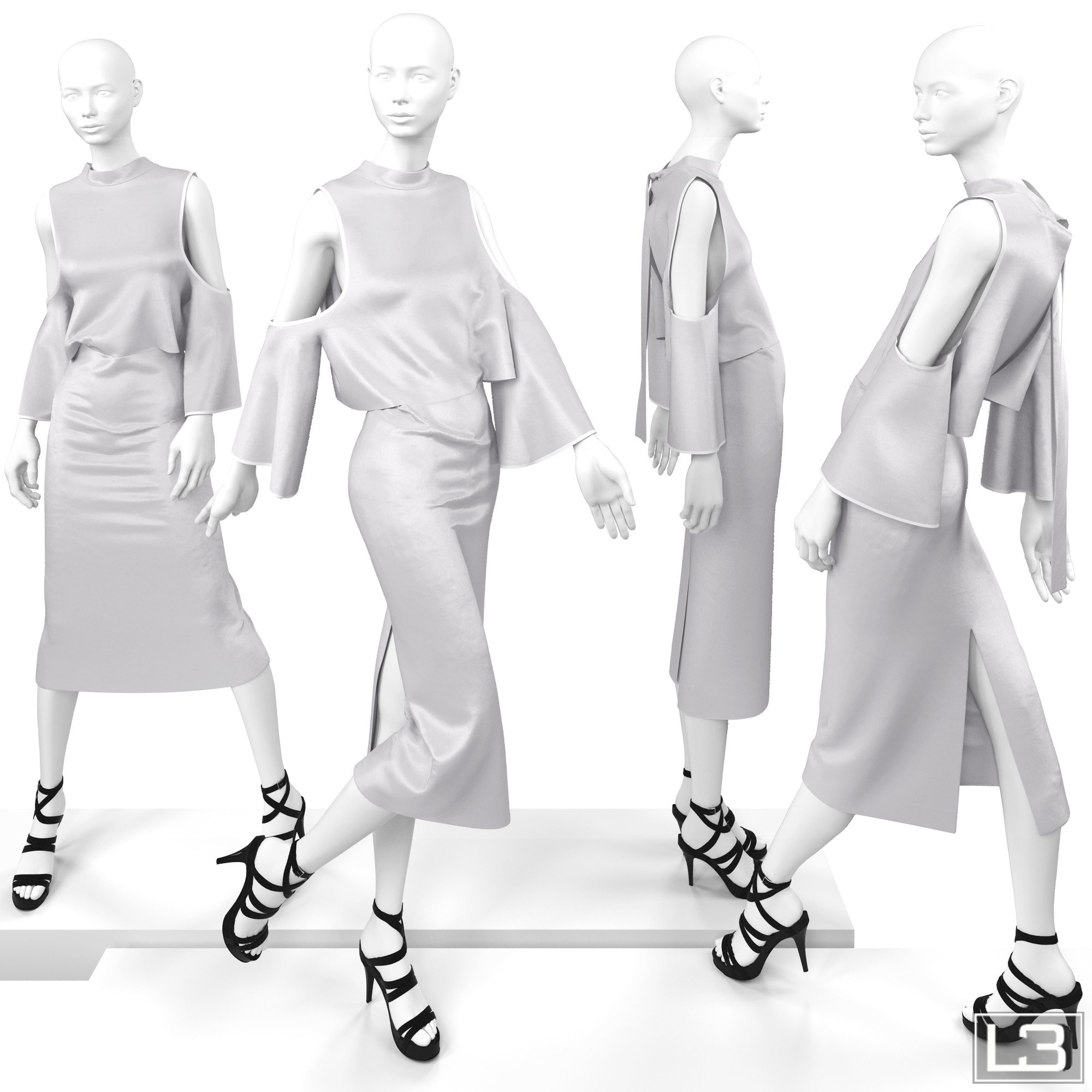 3d woman mannequin