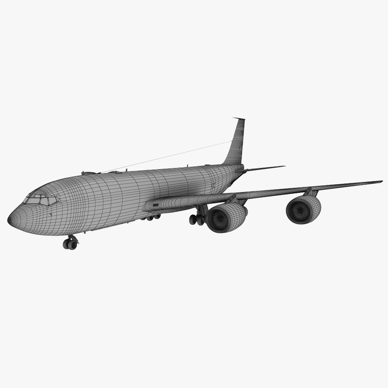 boeing kc-135 stratotanker 3d max