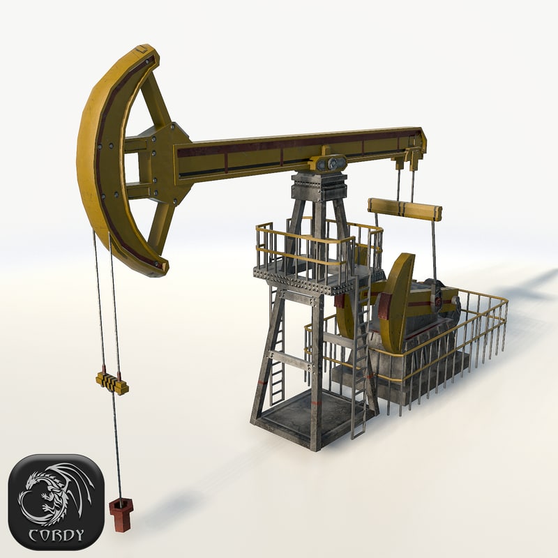jack pump oil 3d model