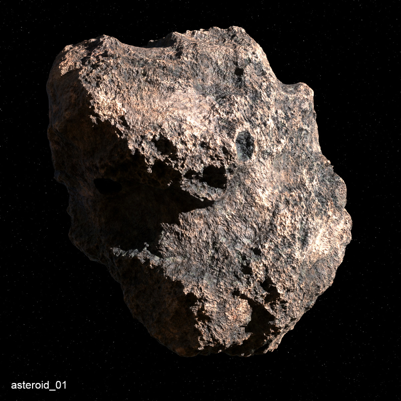 3d asteroids res details