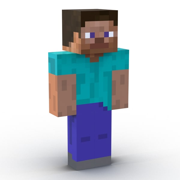 Minecraft Steve 3D 모델 - TurboSquid 1017399