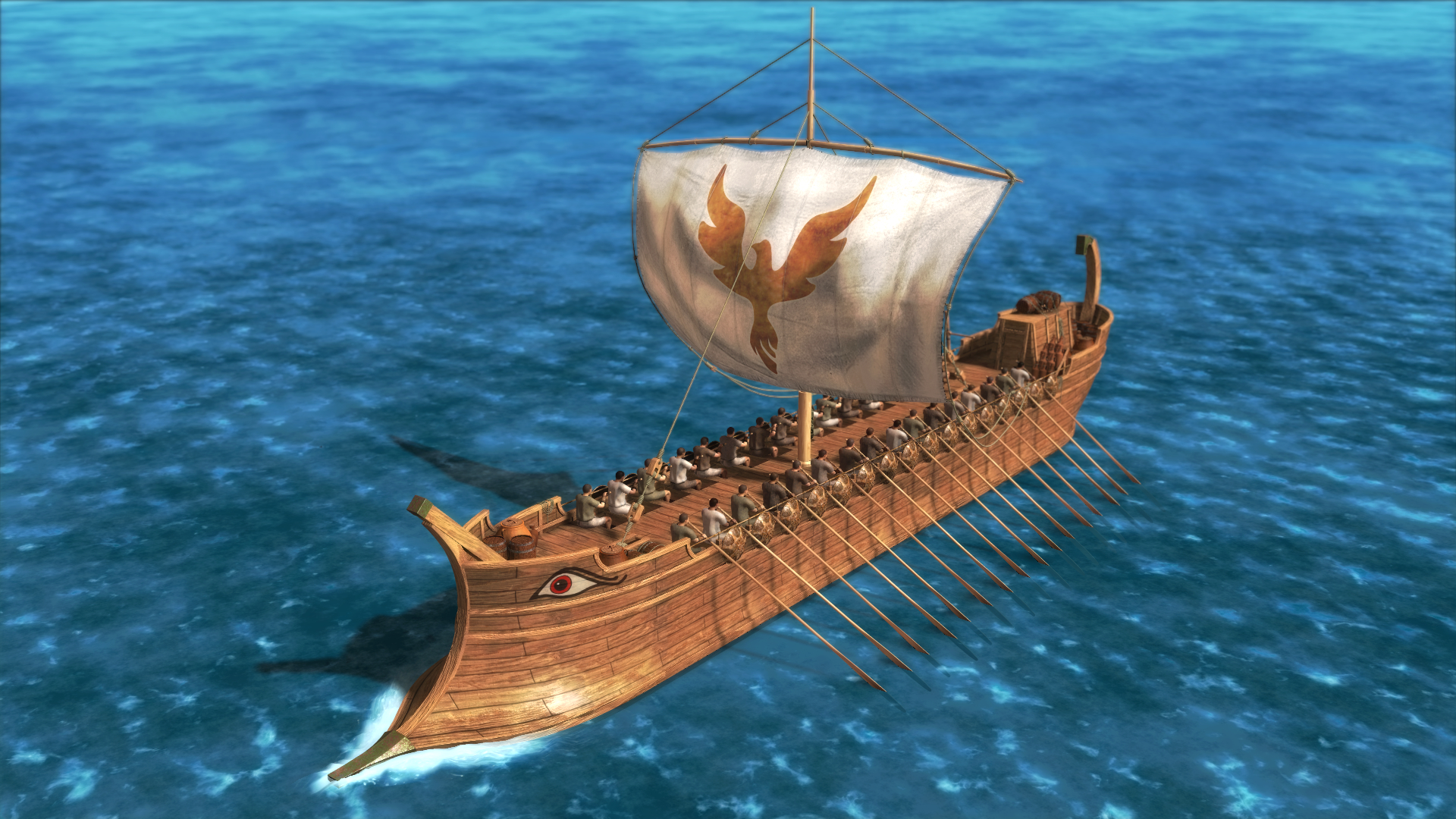 greek ship 3d model