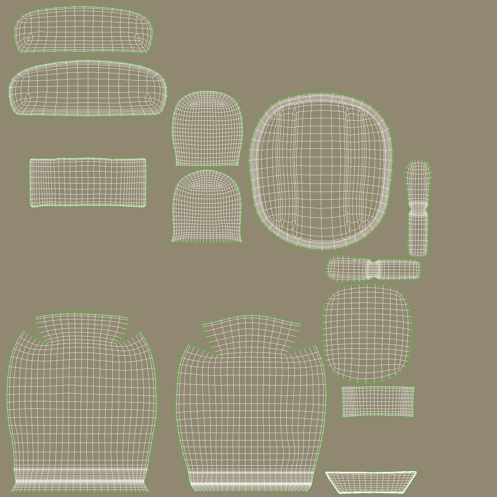 standing open travel backpack 3d model