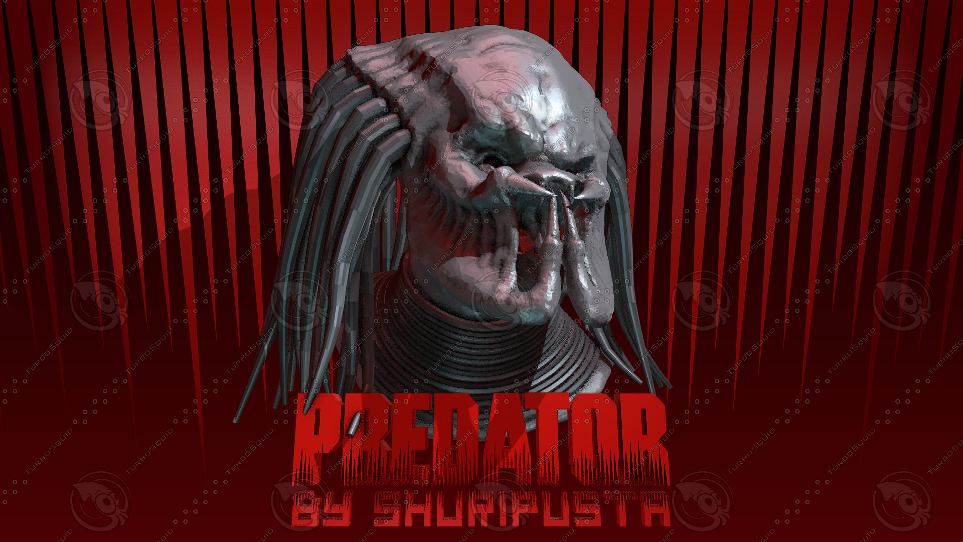 classic predator 3d blend