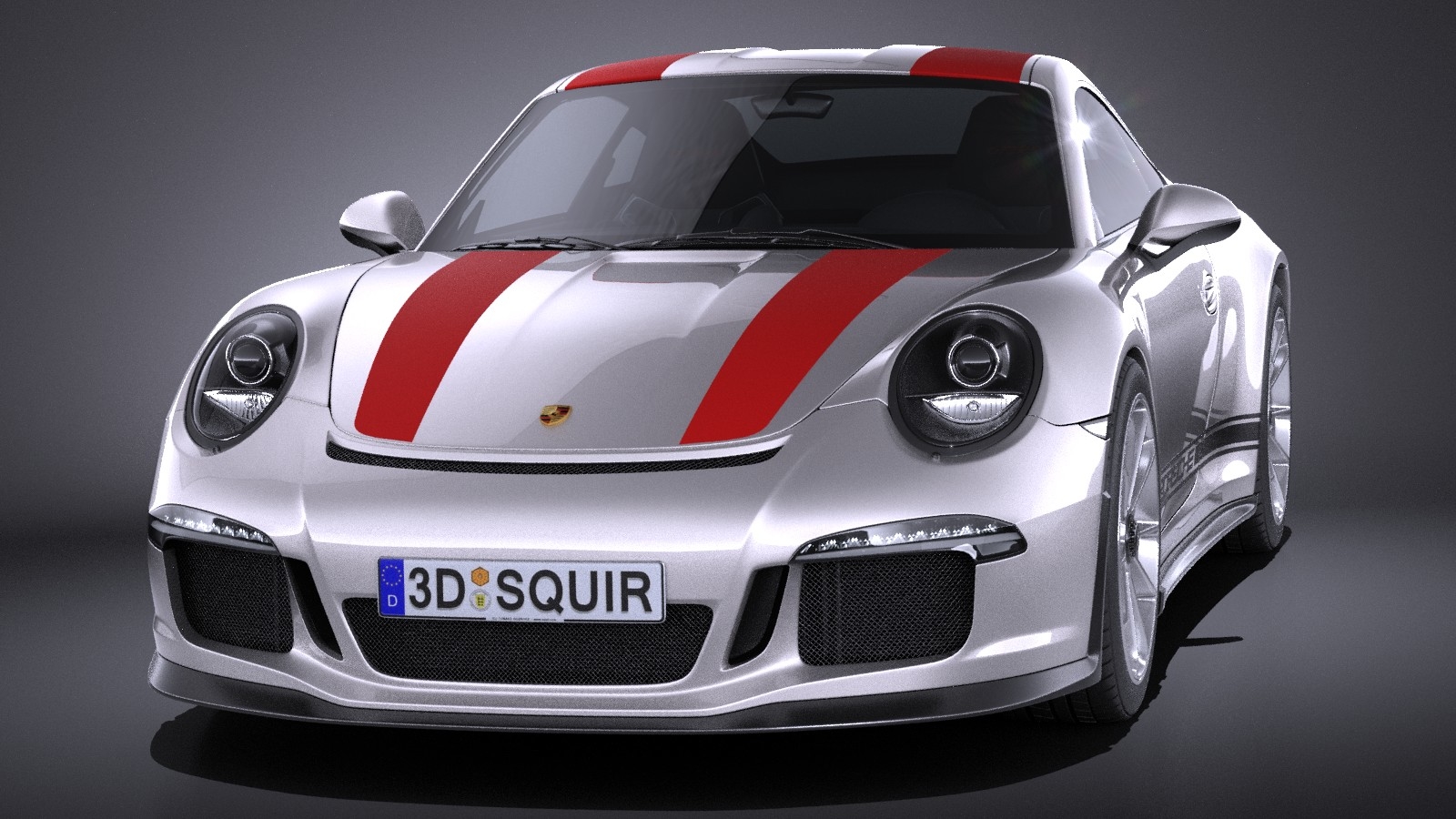 porsche 911 r 3d model