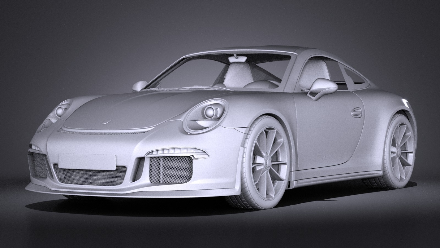 porsche 911 r 3d model