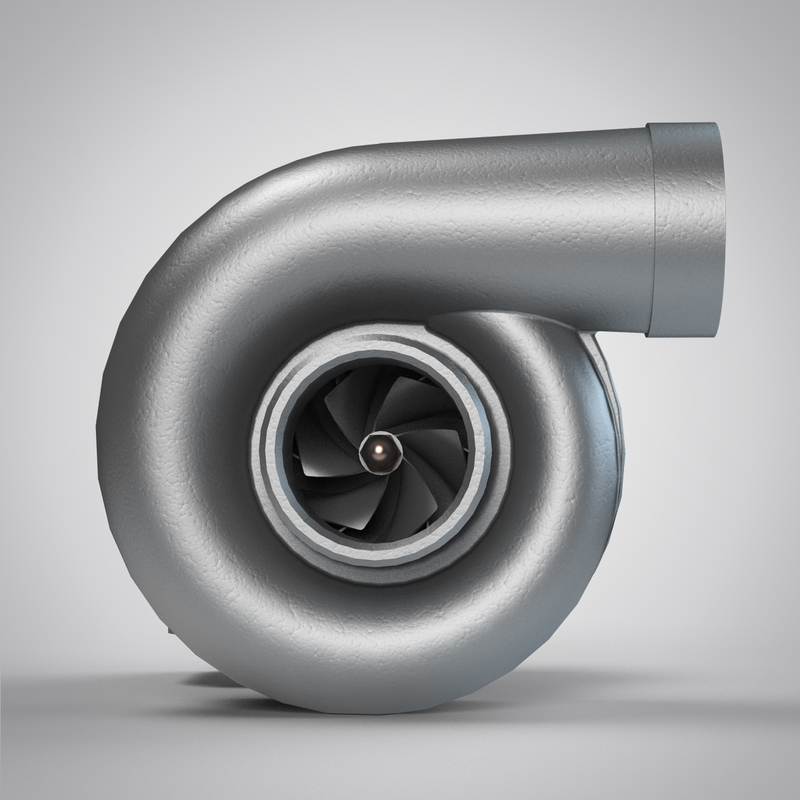 turbocharger turbo 3d model