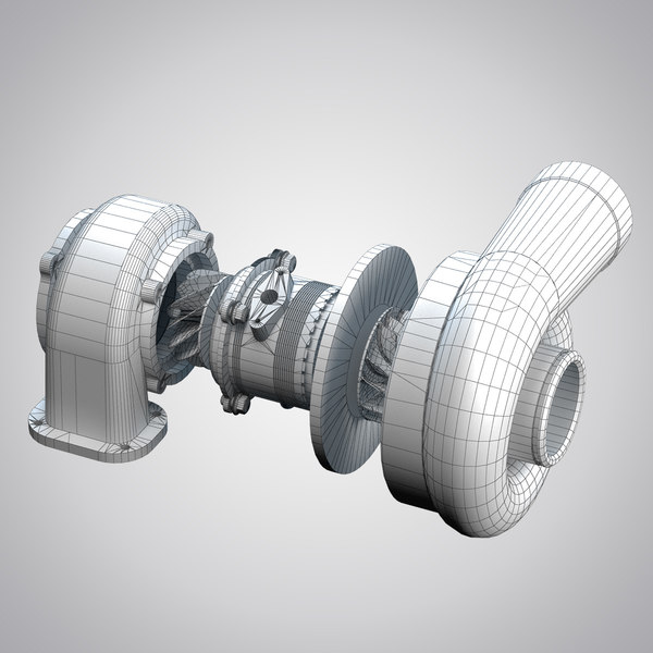 turbocharger turbo 3d model