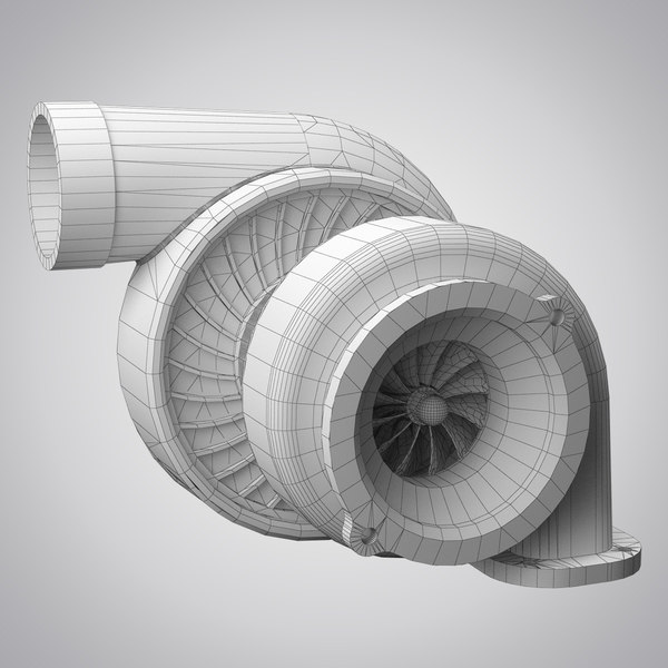 turbocharger turbo 3d model