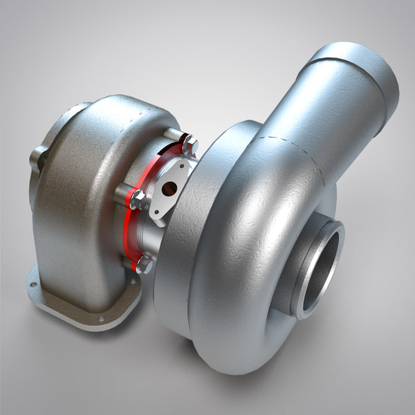 turbocharger turbo 3d model