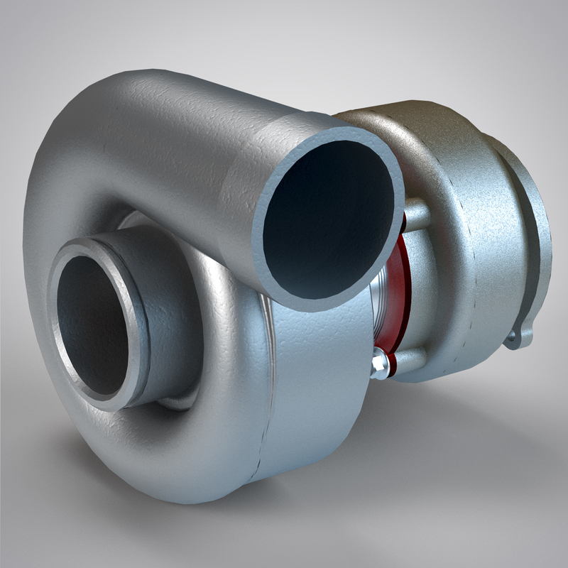 turbocharger turbo 3d model