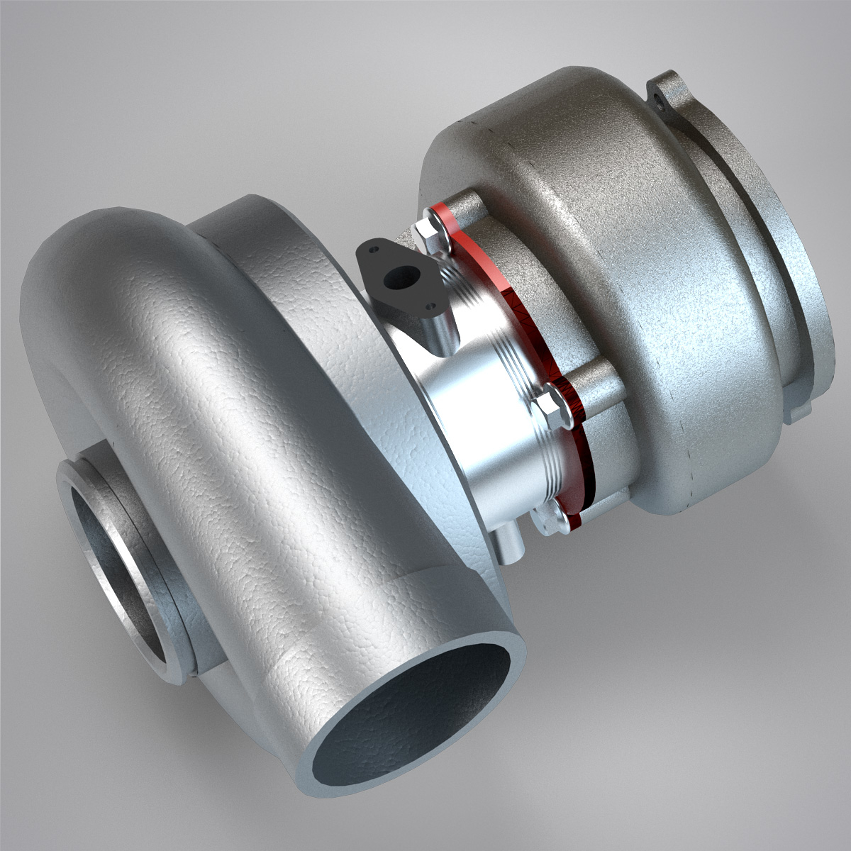turbocharger turbo 3d model