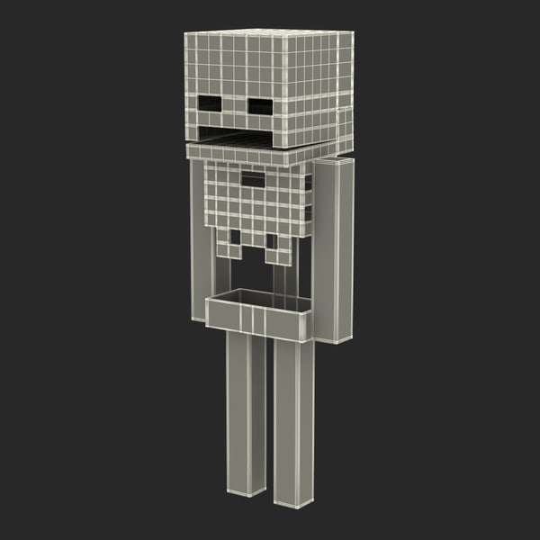 3d model minecraft skeleton
