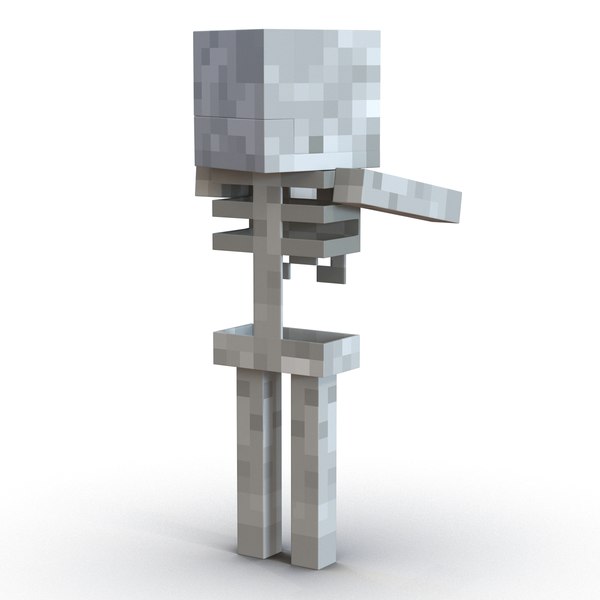 3d model minecraft skeleton