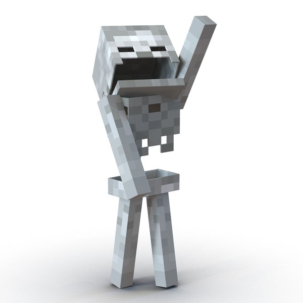 Modello 3D Scheletro di Minecraft - TurboSquid 1017803
