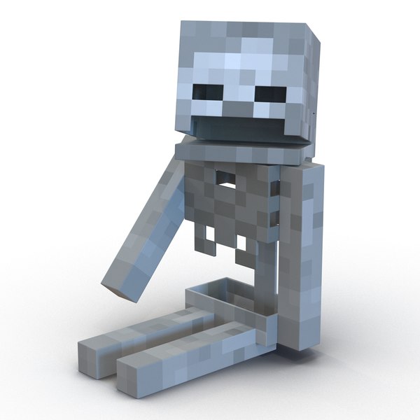 3d model minecraft skeleton