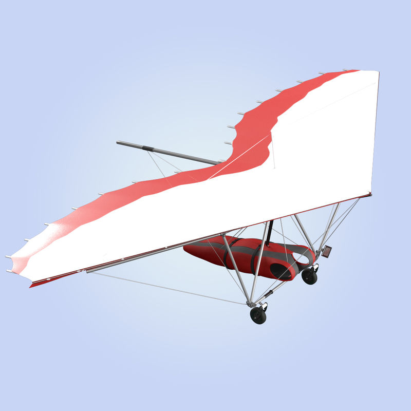 hang glider 3d model