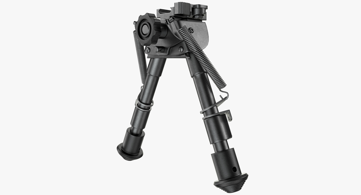 sniper rifle bipod 3d model
