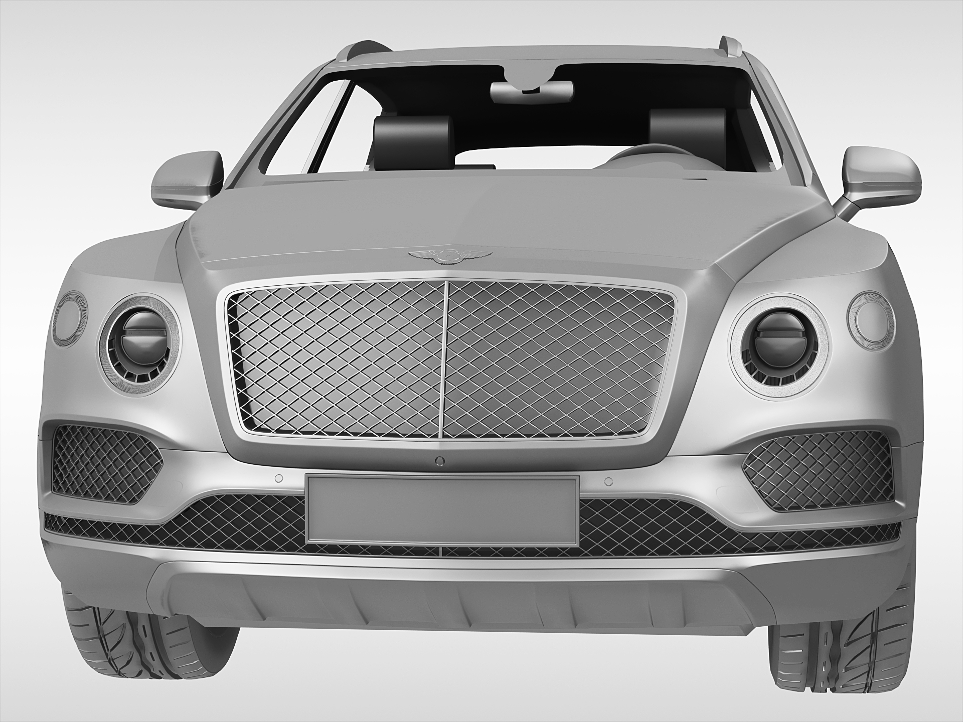 3d model bentley bentayga 2017