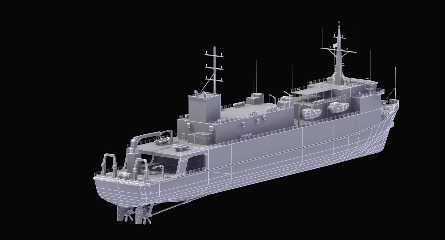 3D usns waters t-ags-45 - TurboSquid 1494086