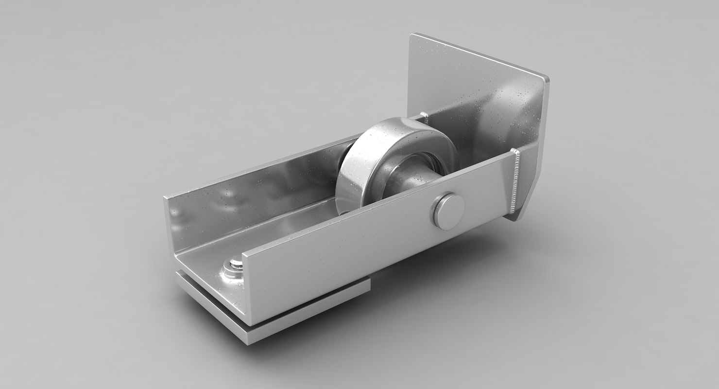 3d automatic gates roller model