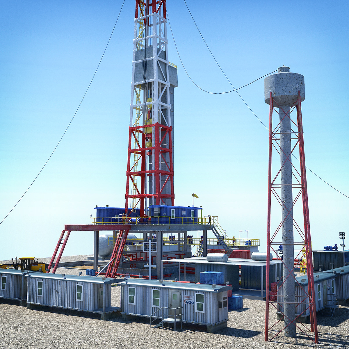 drilling rig 3d model