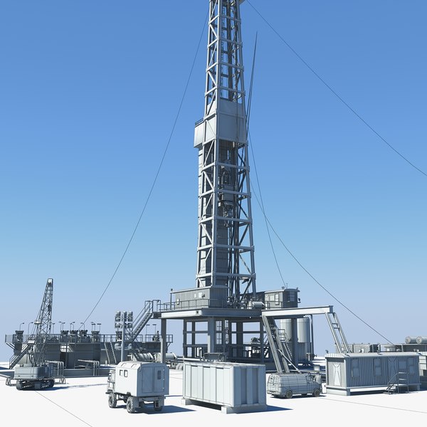 drilling rig 3d model