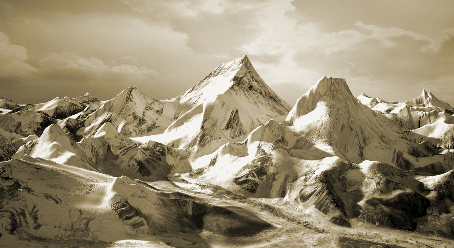mount everest 3d model