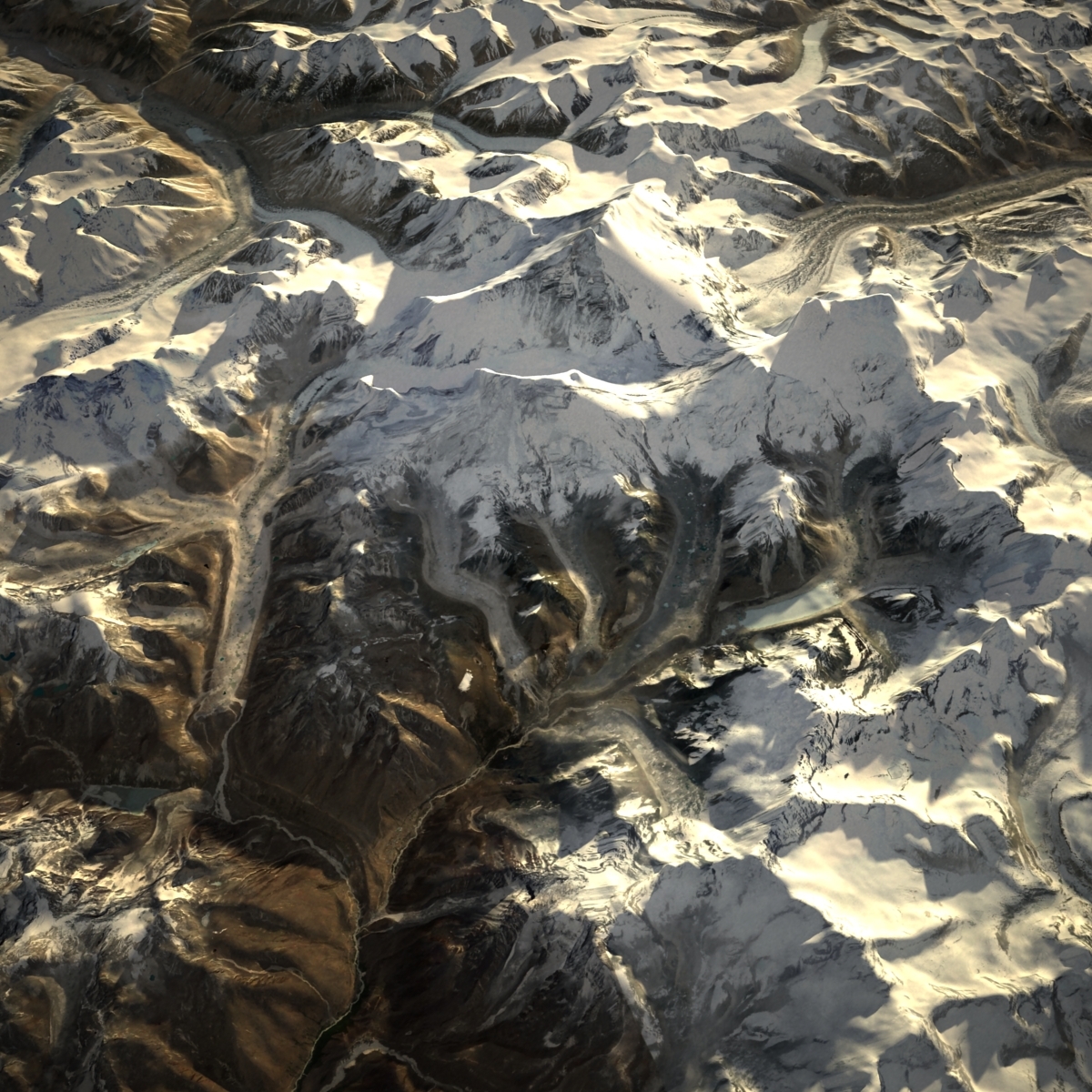 mount everest 3d model