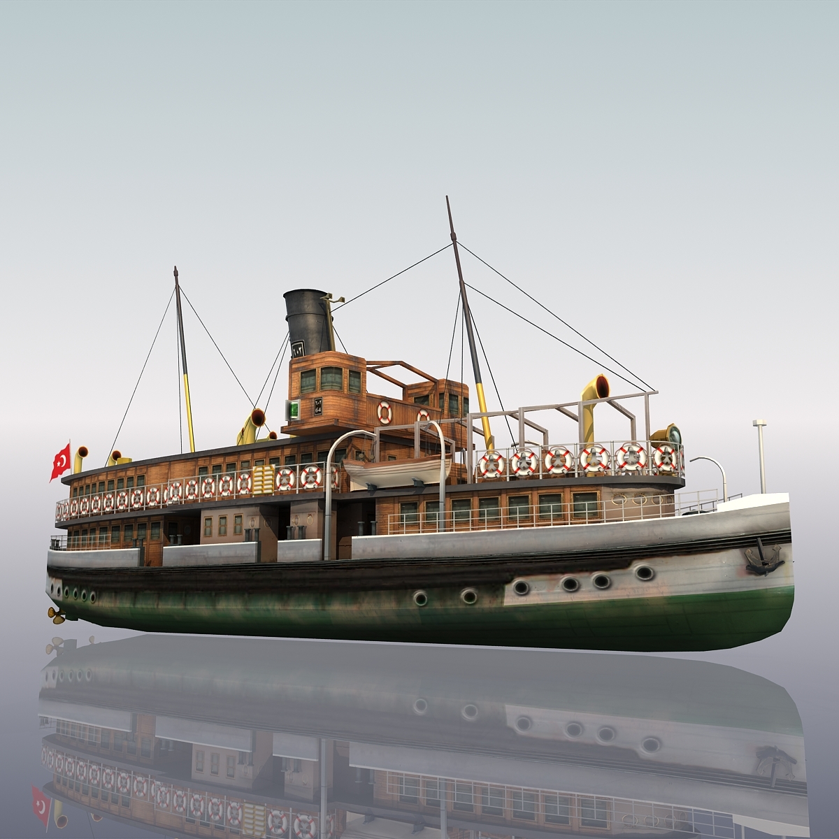 bosphorus steamship 3d model