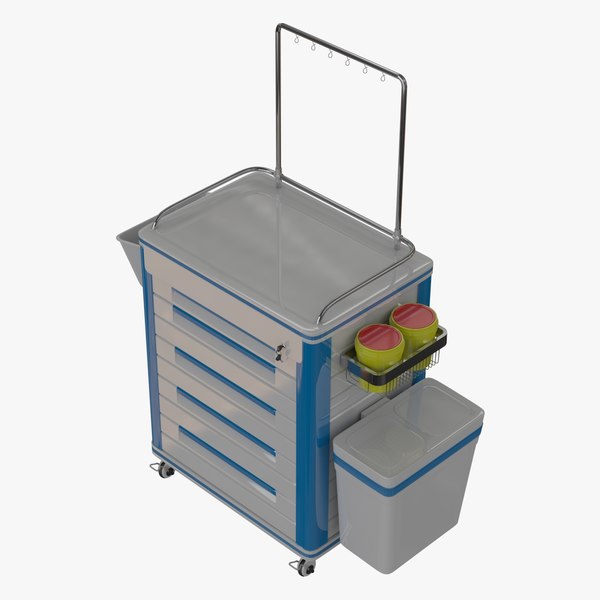 3d model medical equipment trolley