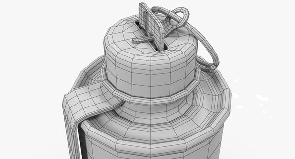grenade rog-43 3d model