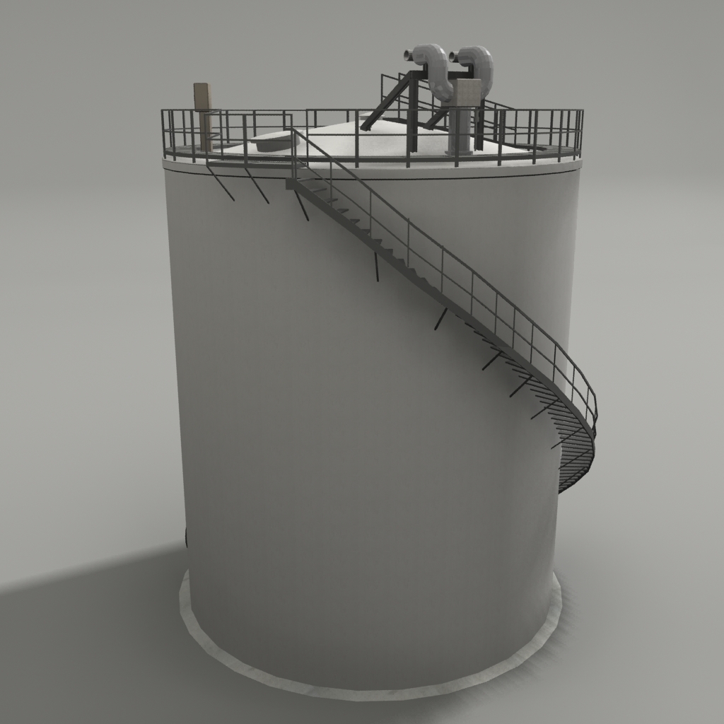 water tank 3d max