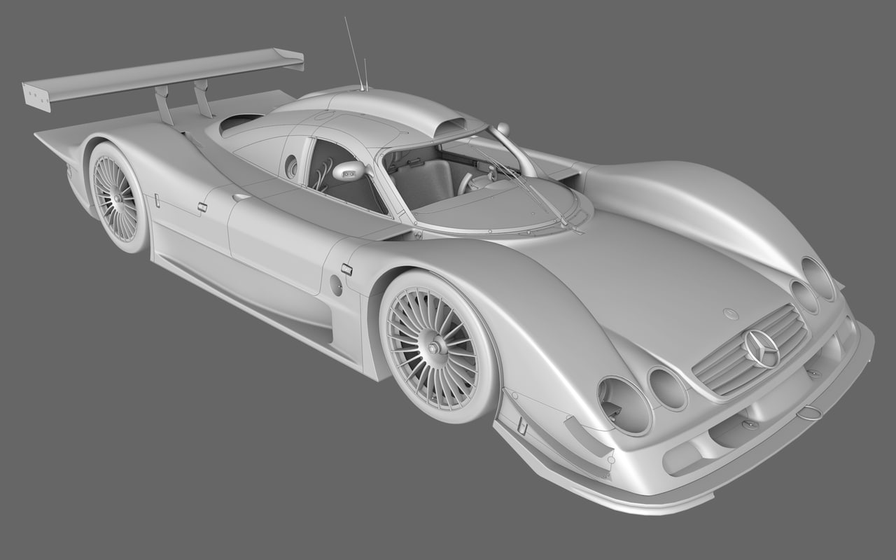 3d model of mercedes benz clr99