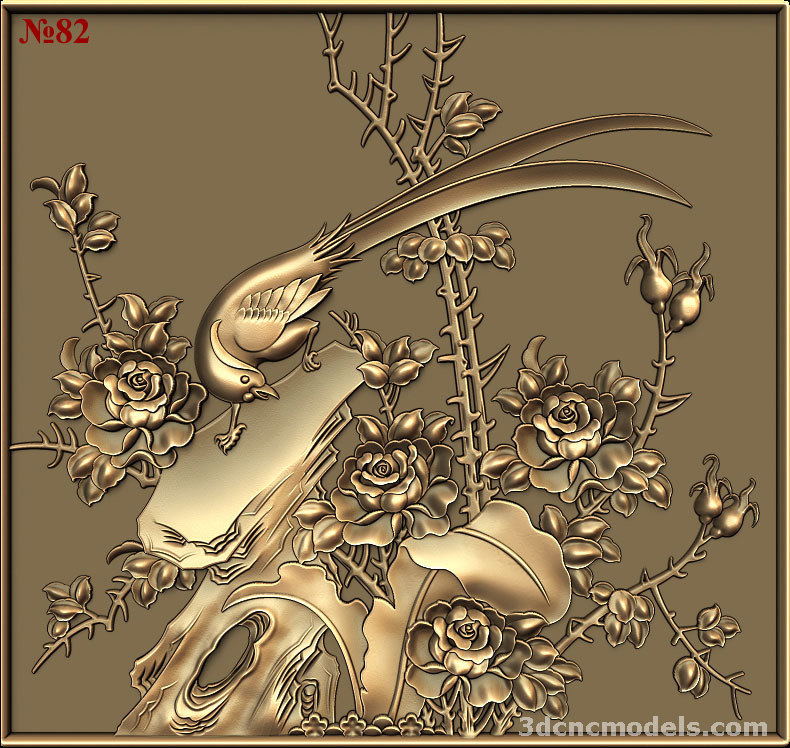 3d stl cnc router engraving model