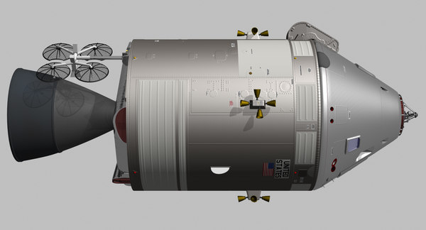Módulo de serviço de comando Apollo Modelo 3D - TurboSquid 462519