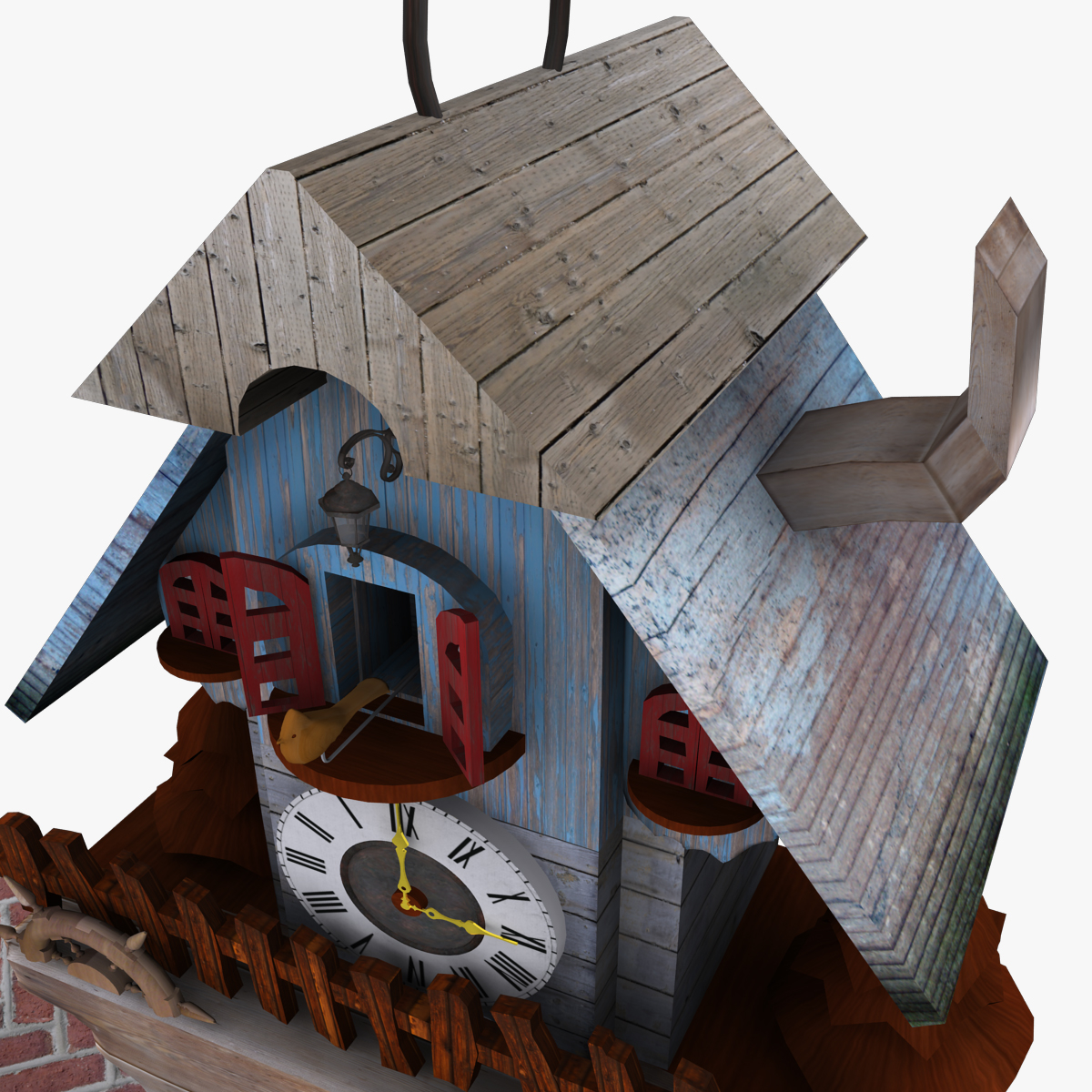 cuckoo clock 3d model