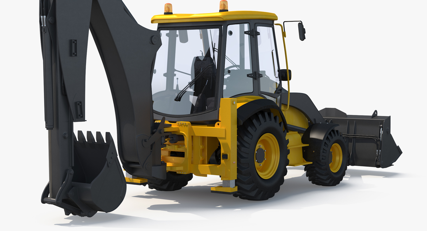 backhoe forklift rigged lift max