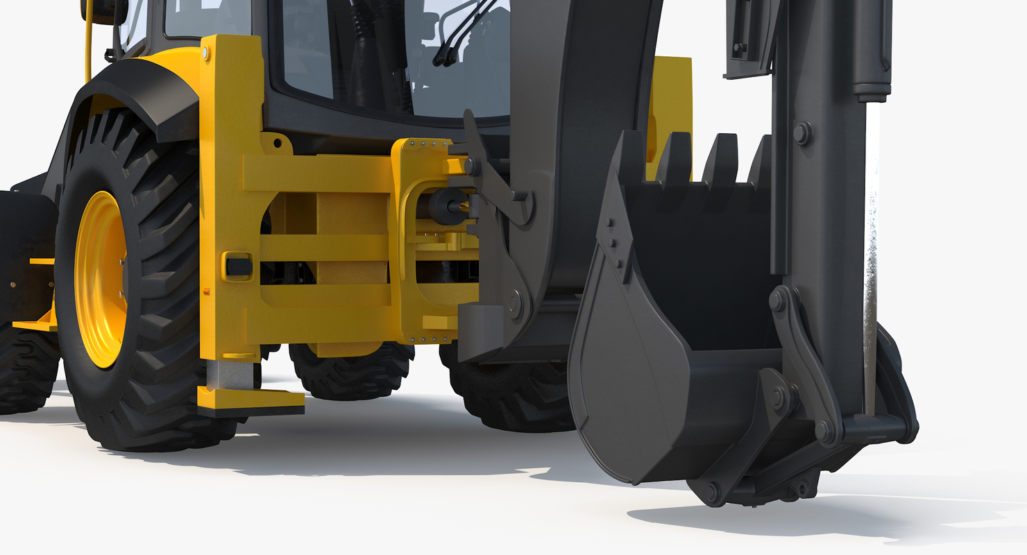 backhoe forklift rigged lift max