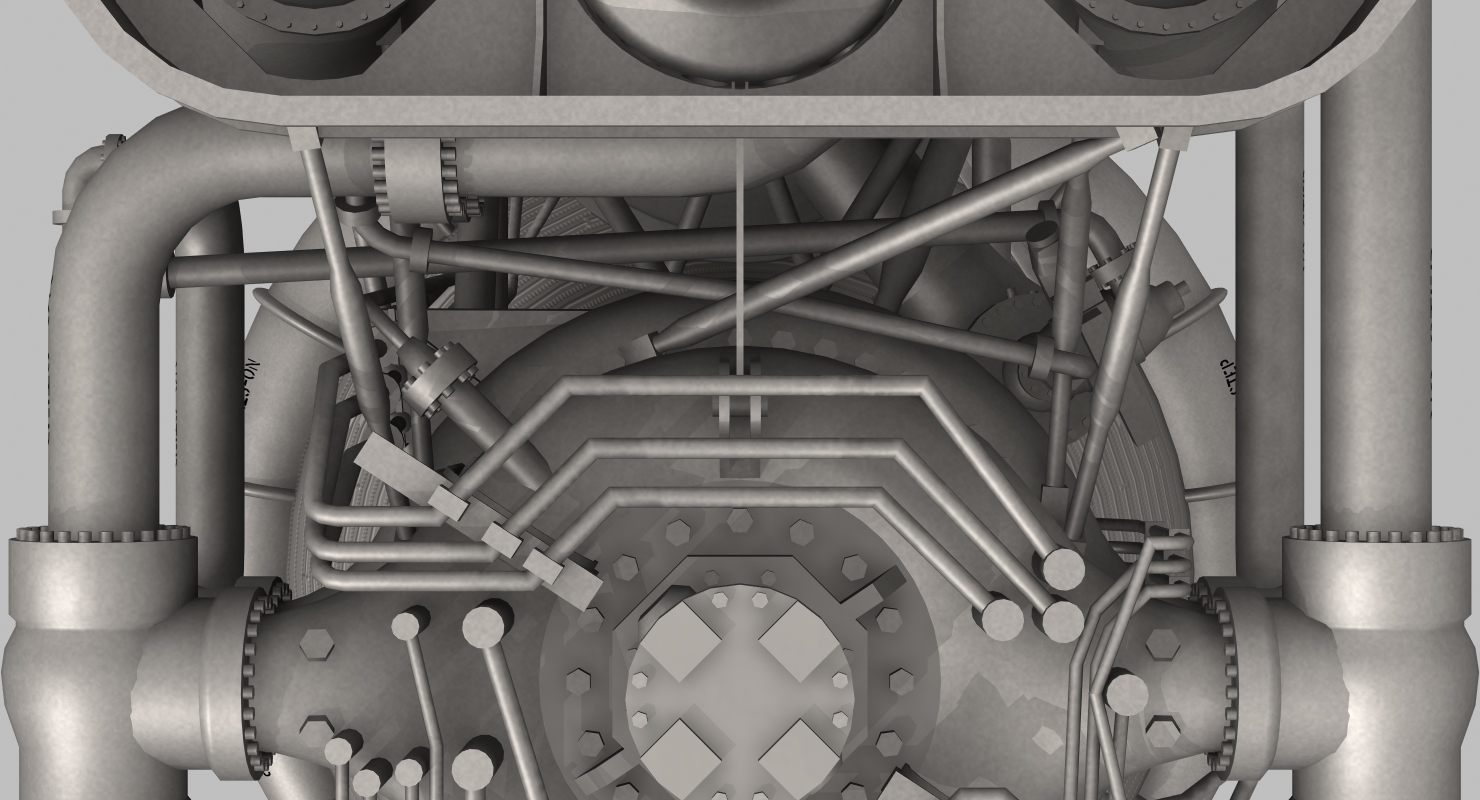 3d f-1 engine saturn v