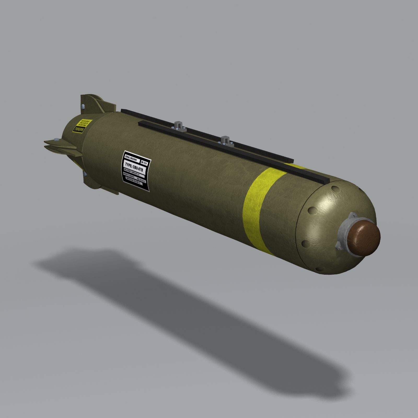 CBU-87 Modelo 3D - TurboSquid 1018512