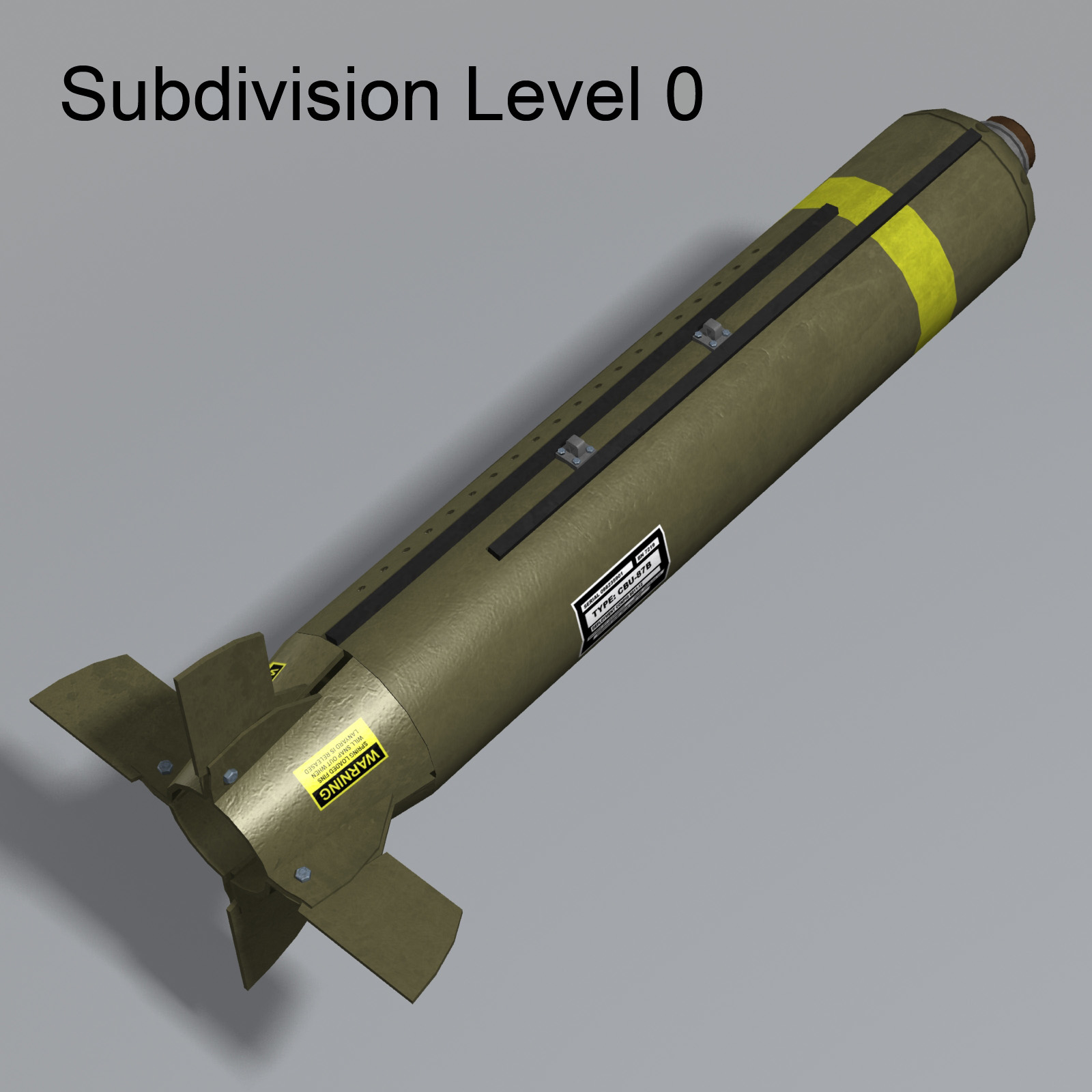 CBU-87 Modelo 3D - TurboSquid 1018512