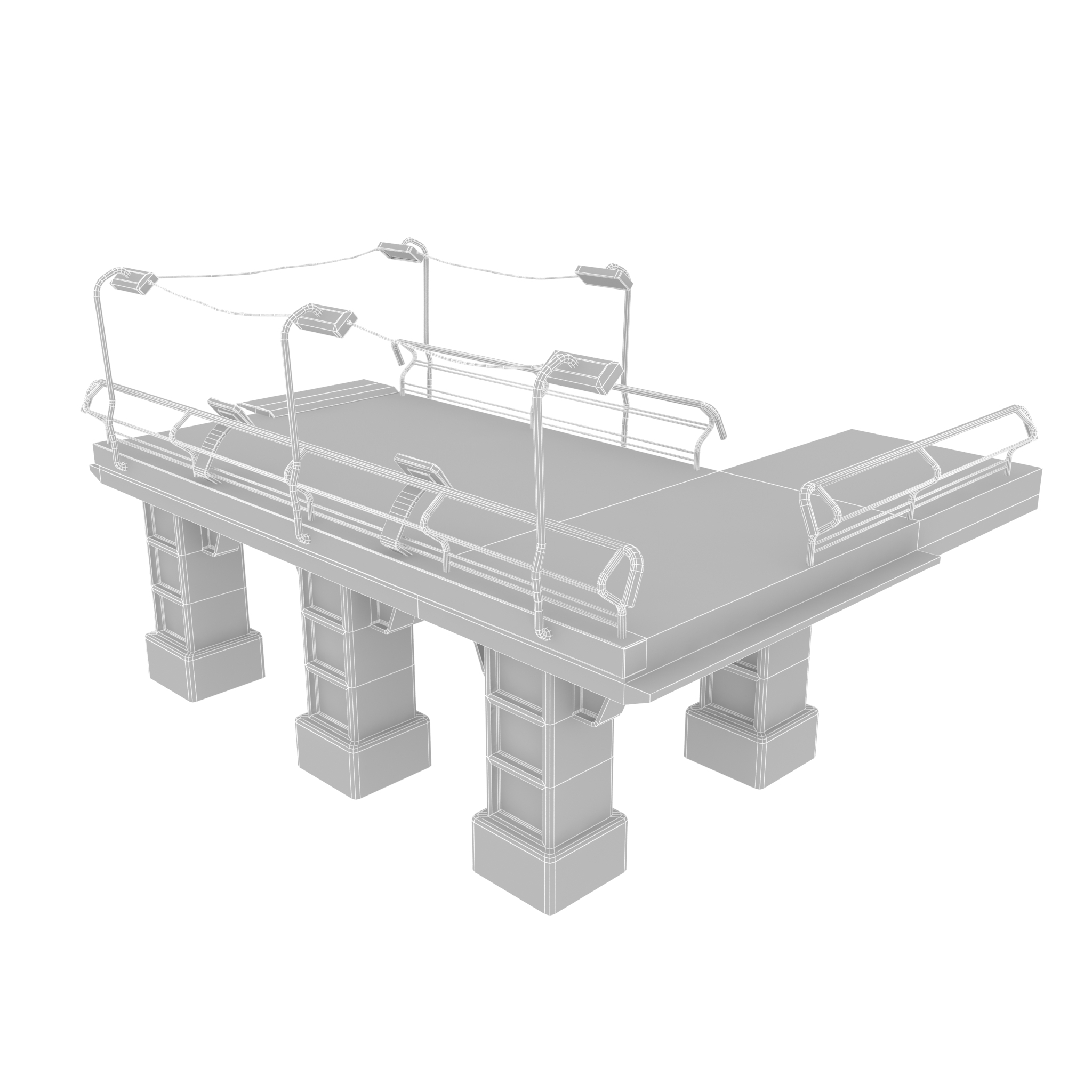 platform sci fi 3d model
